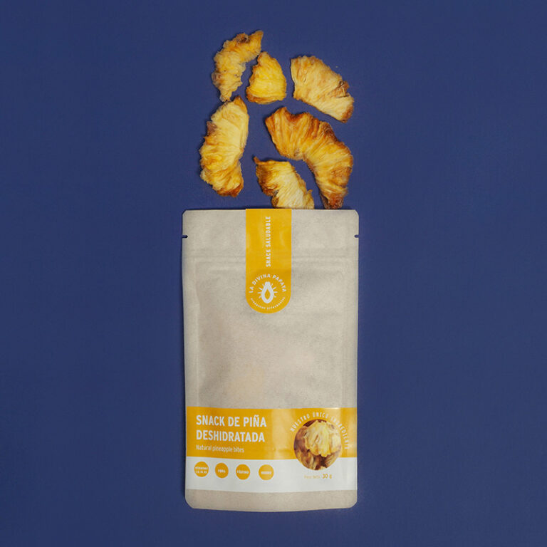 Snack saludable Piña - La Divina Papaya